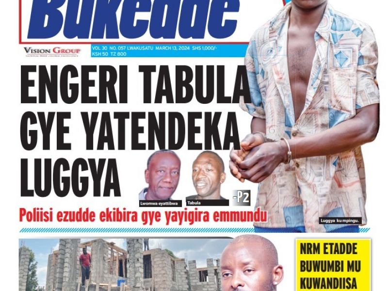 BUKEDDE W'OLWOKUSATU ALIMU EBIPYA NKUMULIITU BY'OSAANYE OSOMEKO NG ...